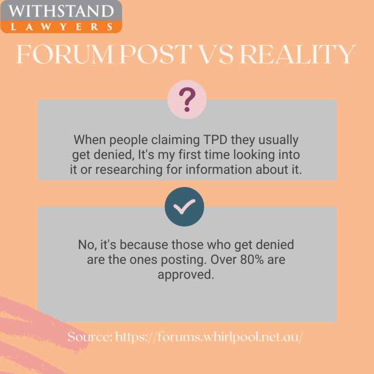Successful TPD Claims Forum | Withstand Lawyers